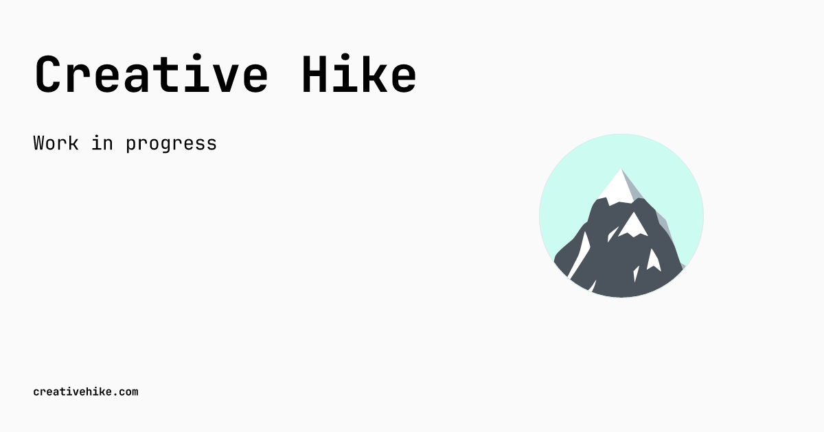 Creative Hike